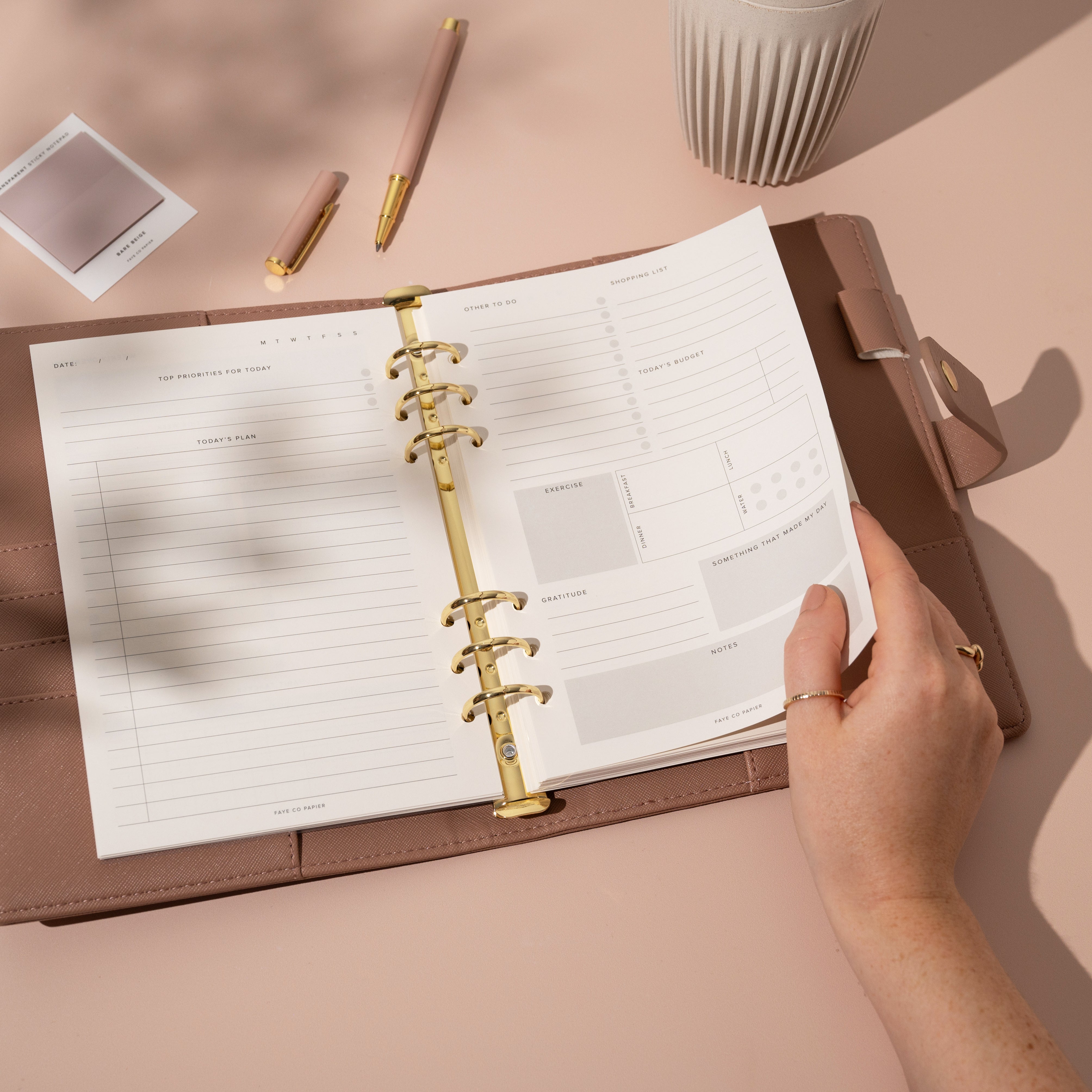 Minimal Planner Inserts & Agenda Refills for All Planner Sizes – Faye ...