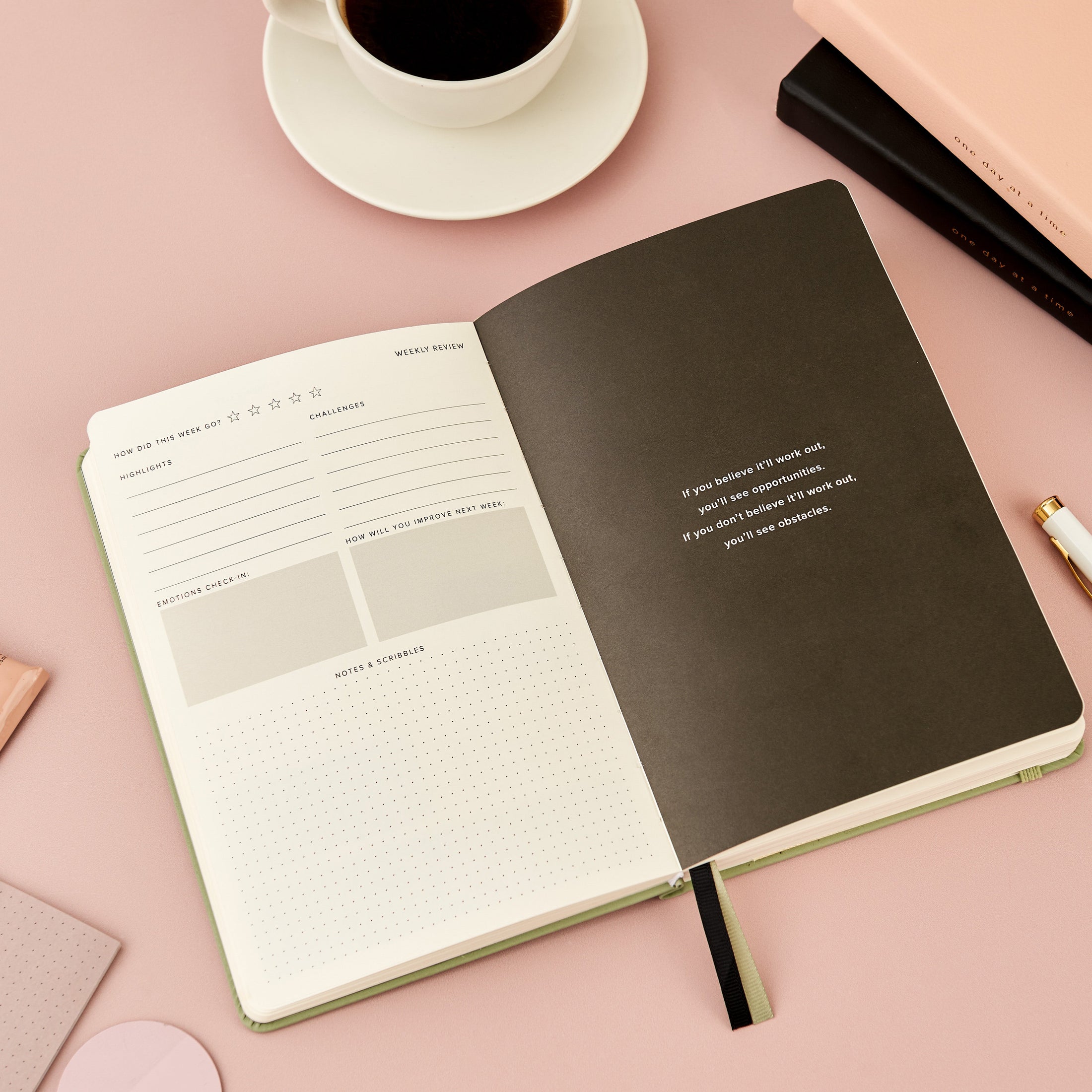 Minimal Undated Daily Productivity Planner | Faye Co Papier
