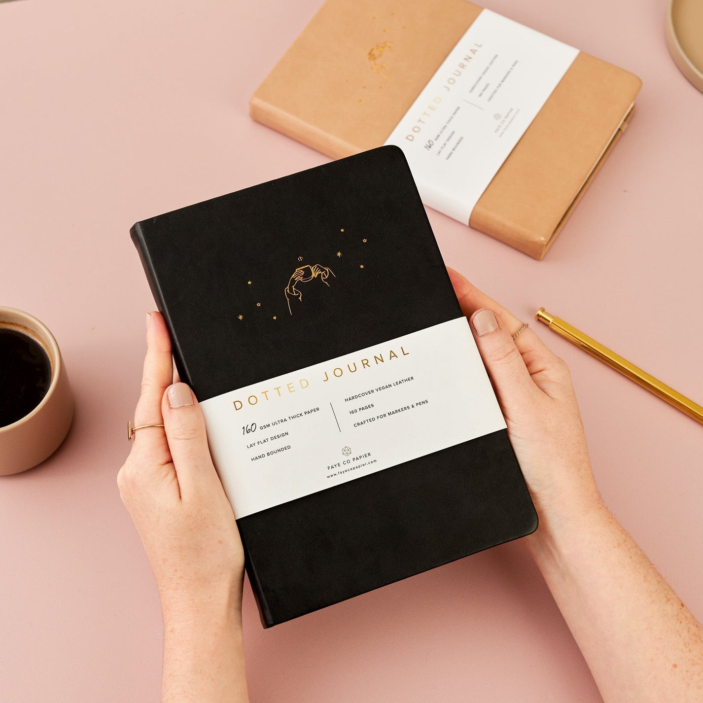 Personalised Notebook and Pen Set - Bullet Journal Gift Box – Faye Co ...